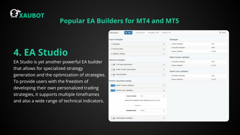 Introduction to EA Builders for MT4 and MT5 - XAUBOT | AI Forex & Gold ...